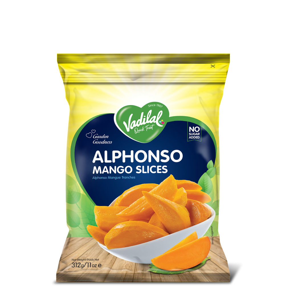 Alphonso Mango Slices – Vadilal Quick Treat