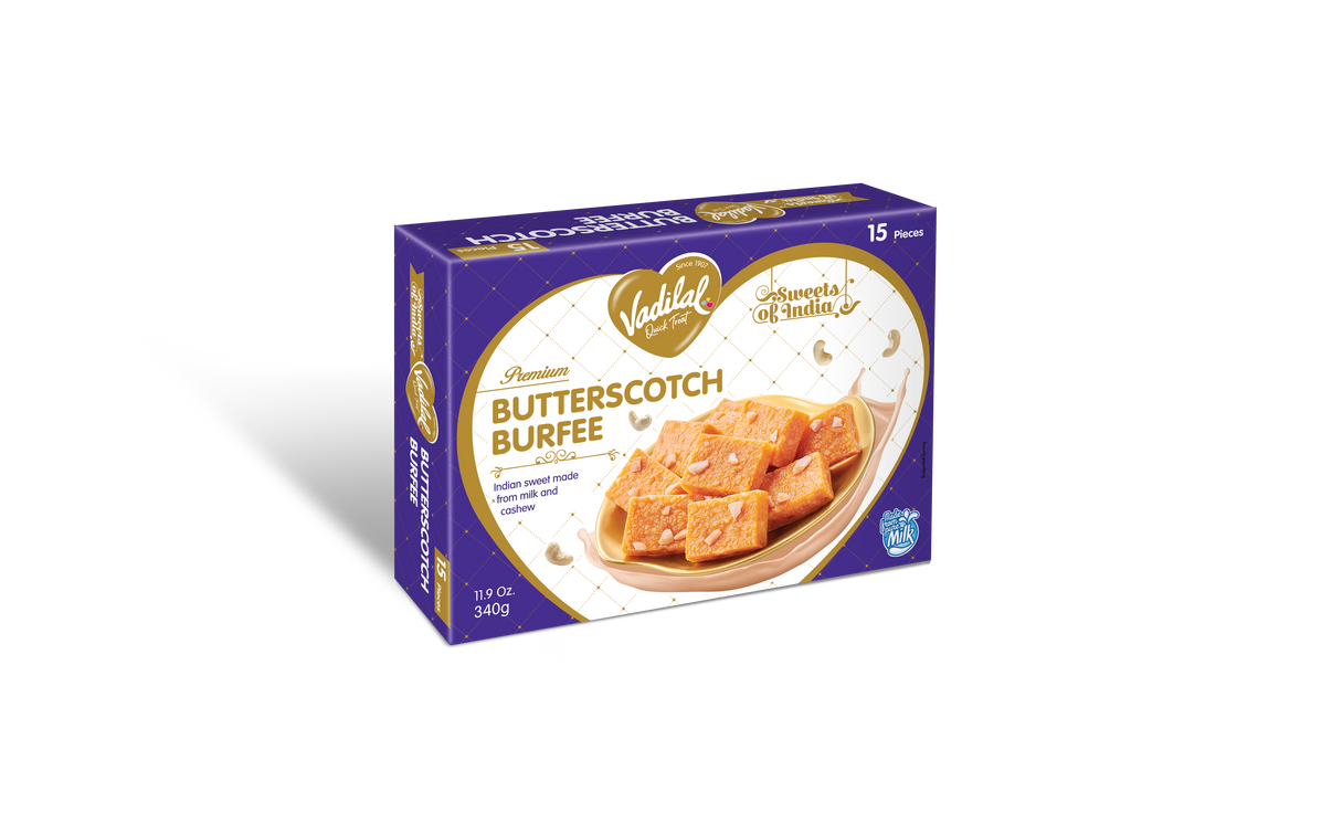 Butterscotch Burfee – Vadilal Quick Treat