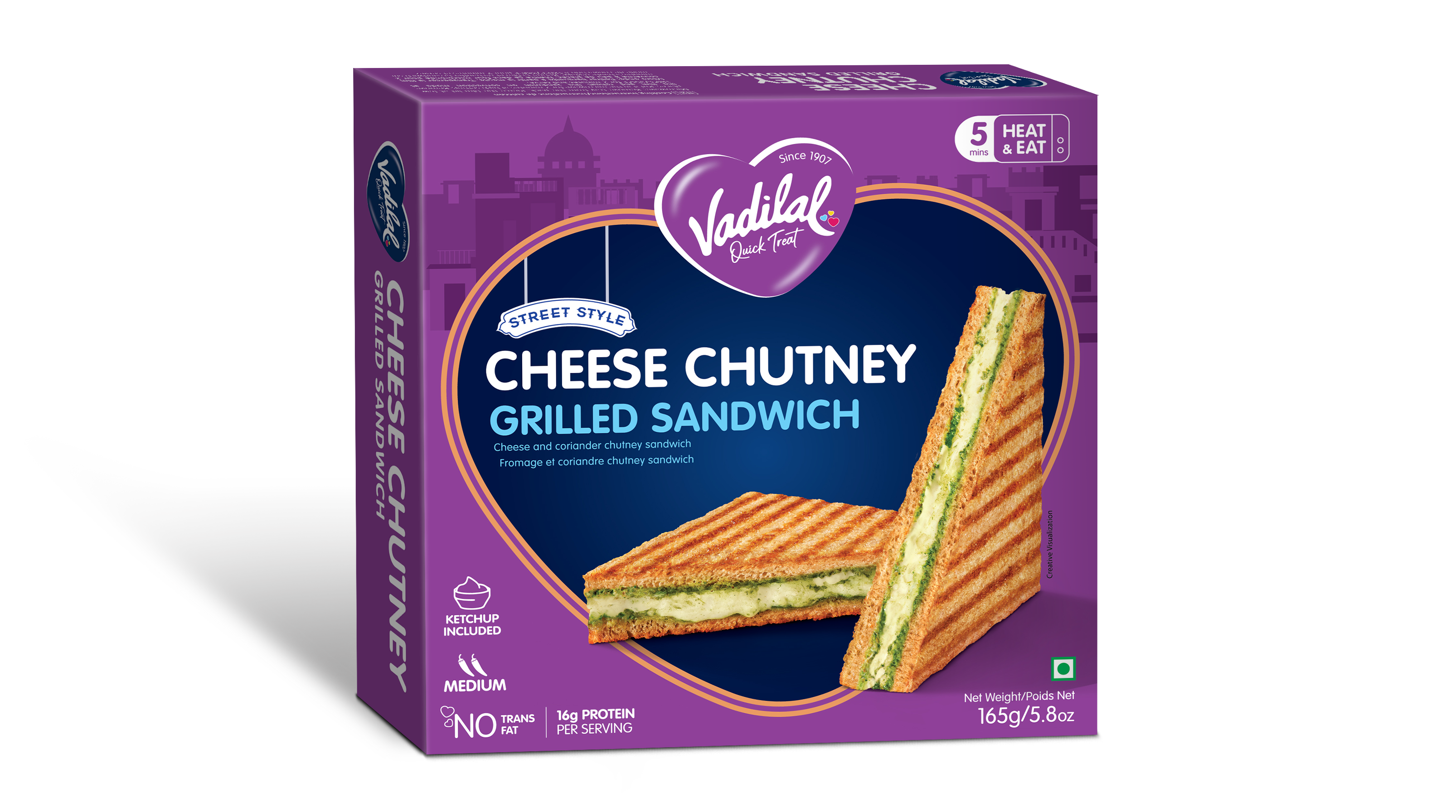 Cheese Chutney Sandwich – Vadilal Quick Treat