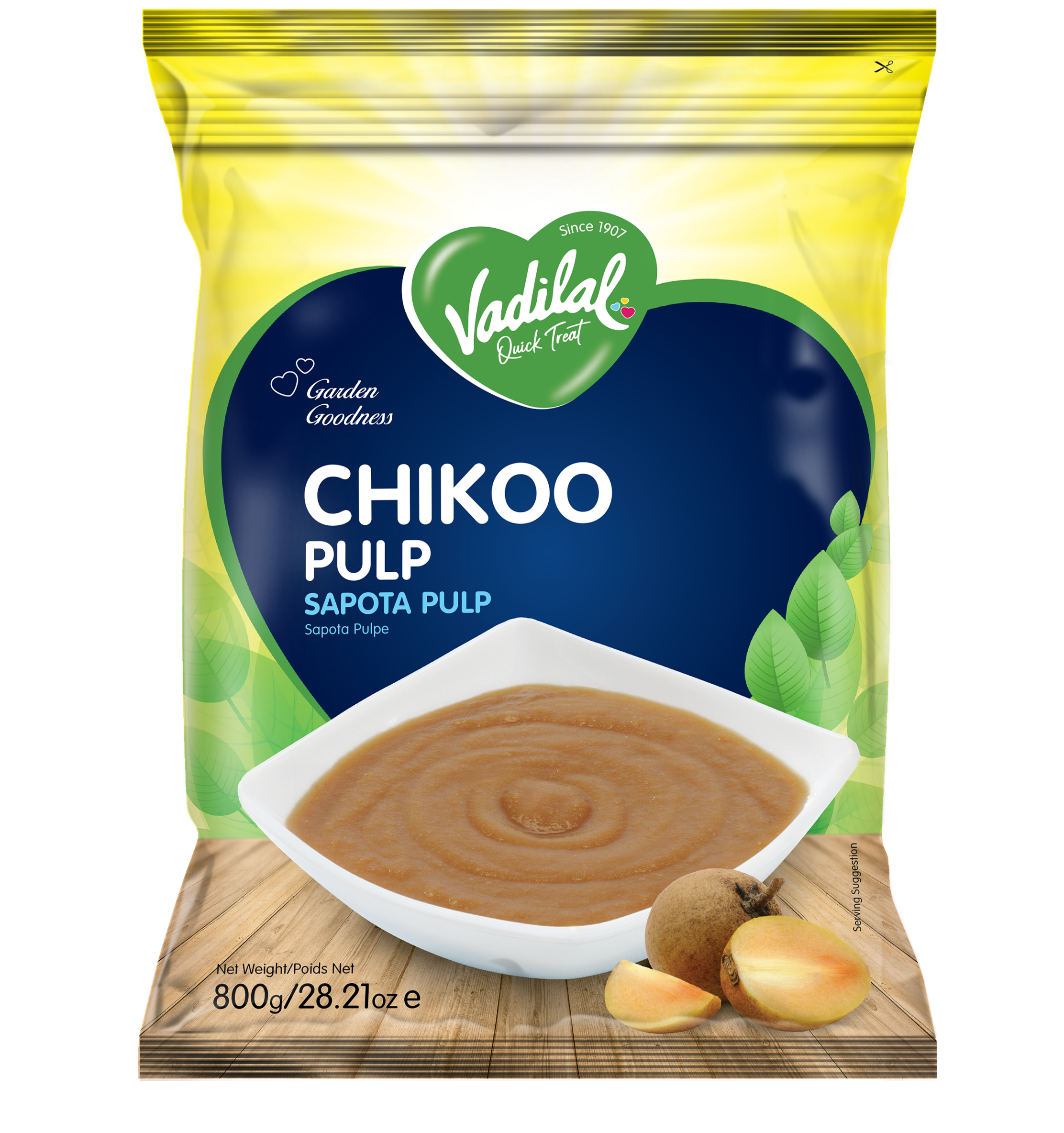 Chikoo Pulp – Vadilal Quick Treat