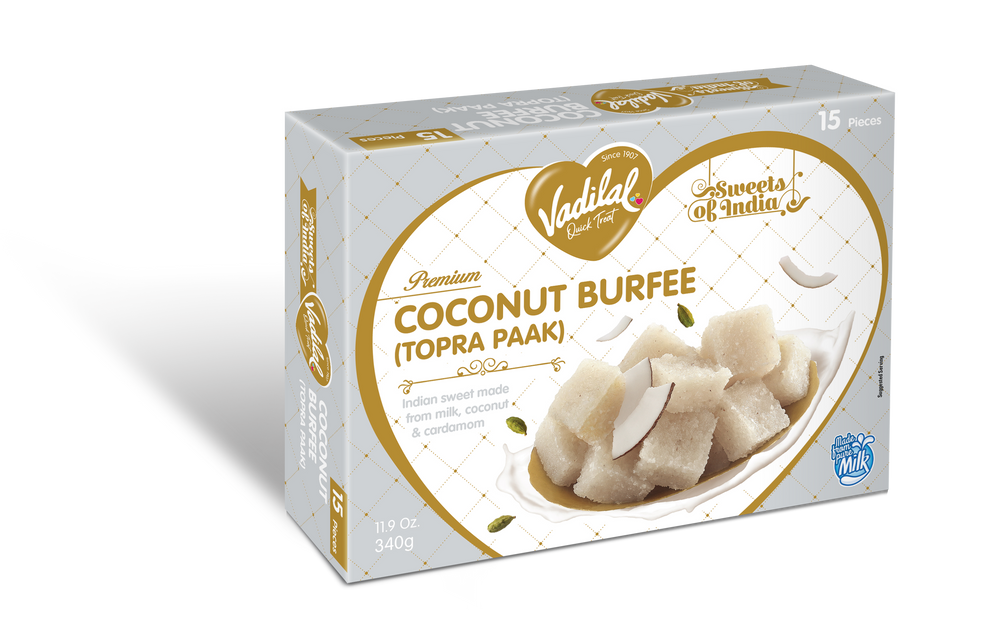 Coconut Burfee – Vadilal Quick Treat