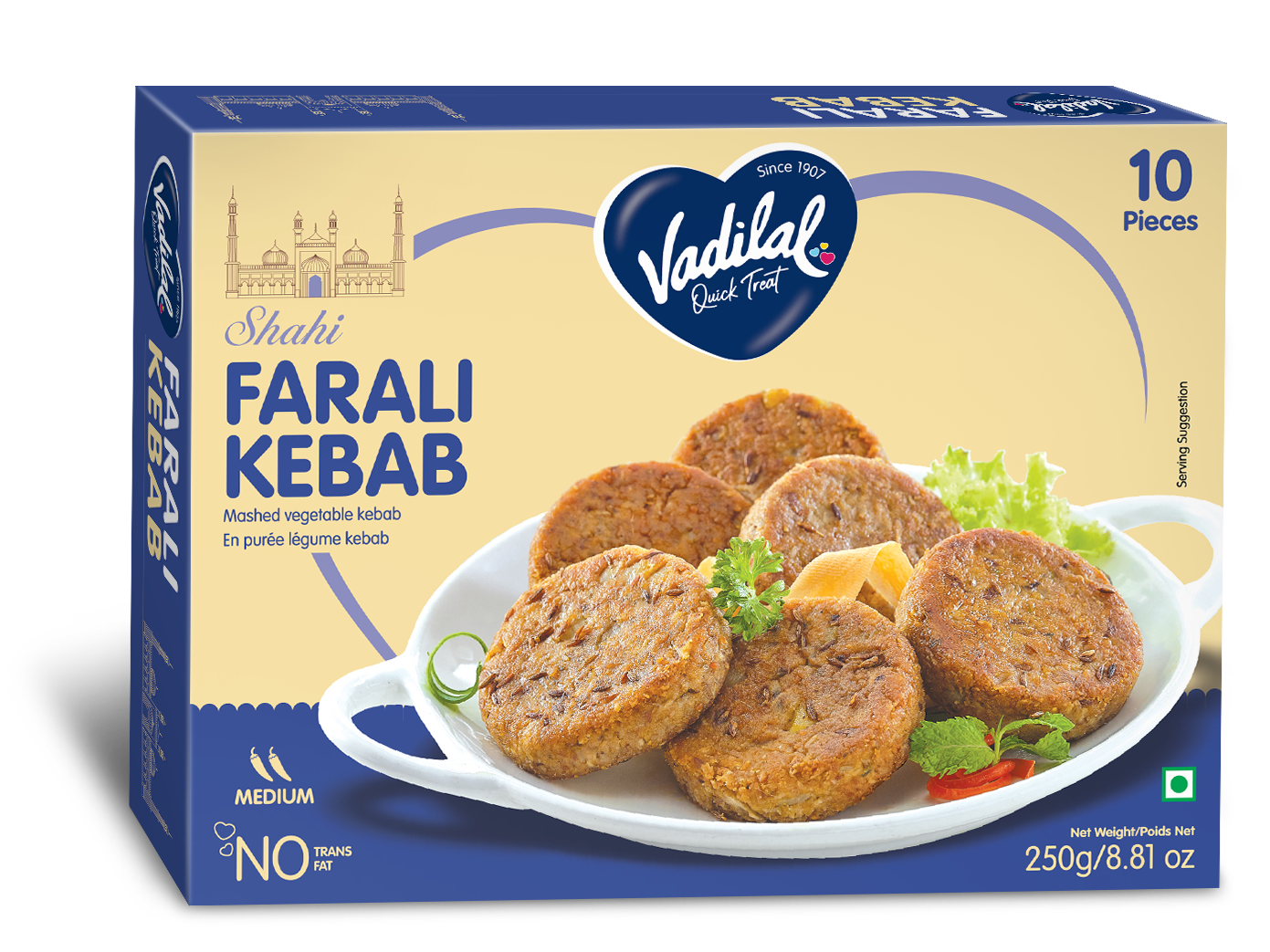Farali Kebab – Vadilal Quick Treat