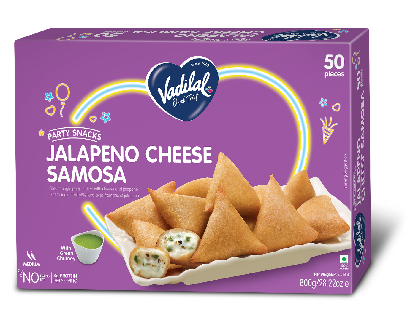 Jalapeno Cheese Samosa – Vadilal Quick Treat