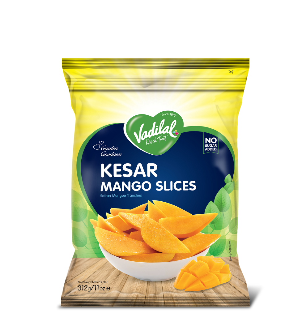 Kesar Mango Slices – Vadilal Quick Treat