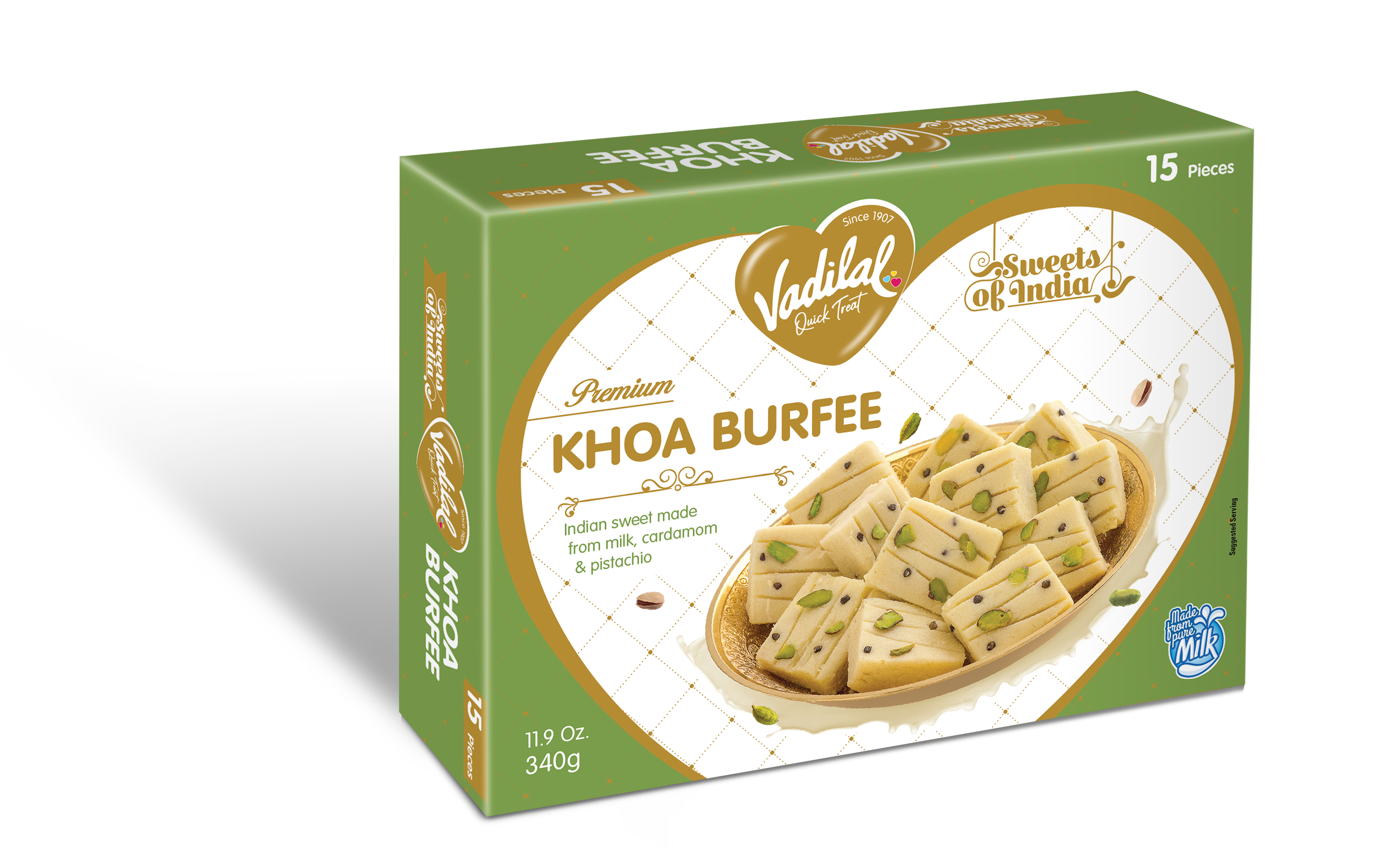 Khoa Burfee – Vadilal Quick Treat