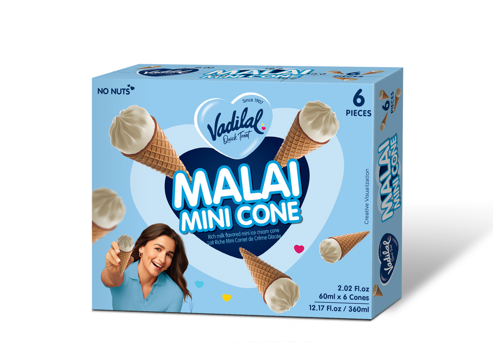 Malai Mini Cone – Vadilal Quick Treat