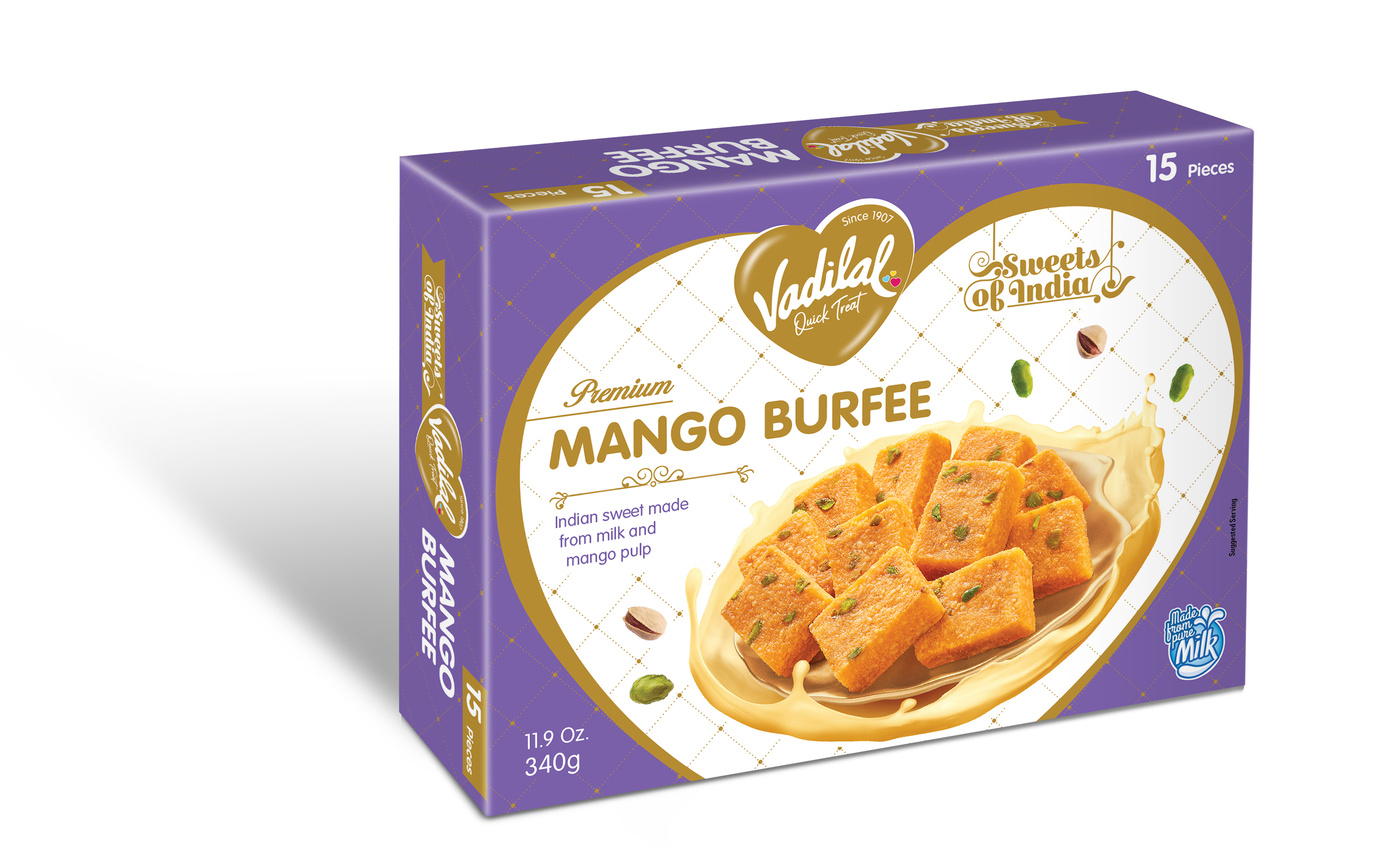 Mango Burfee – Vadilal Quick Treat