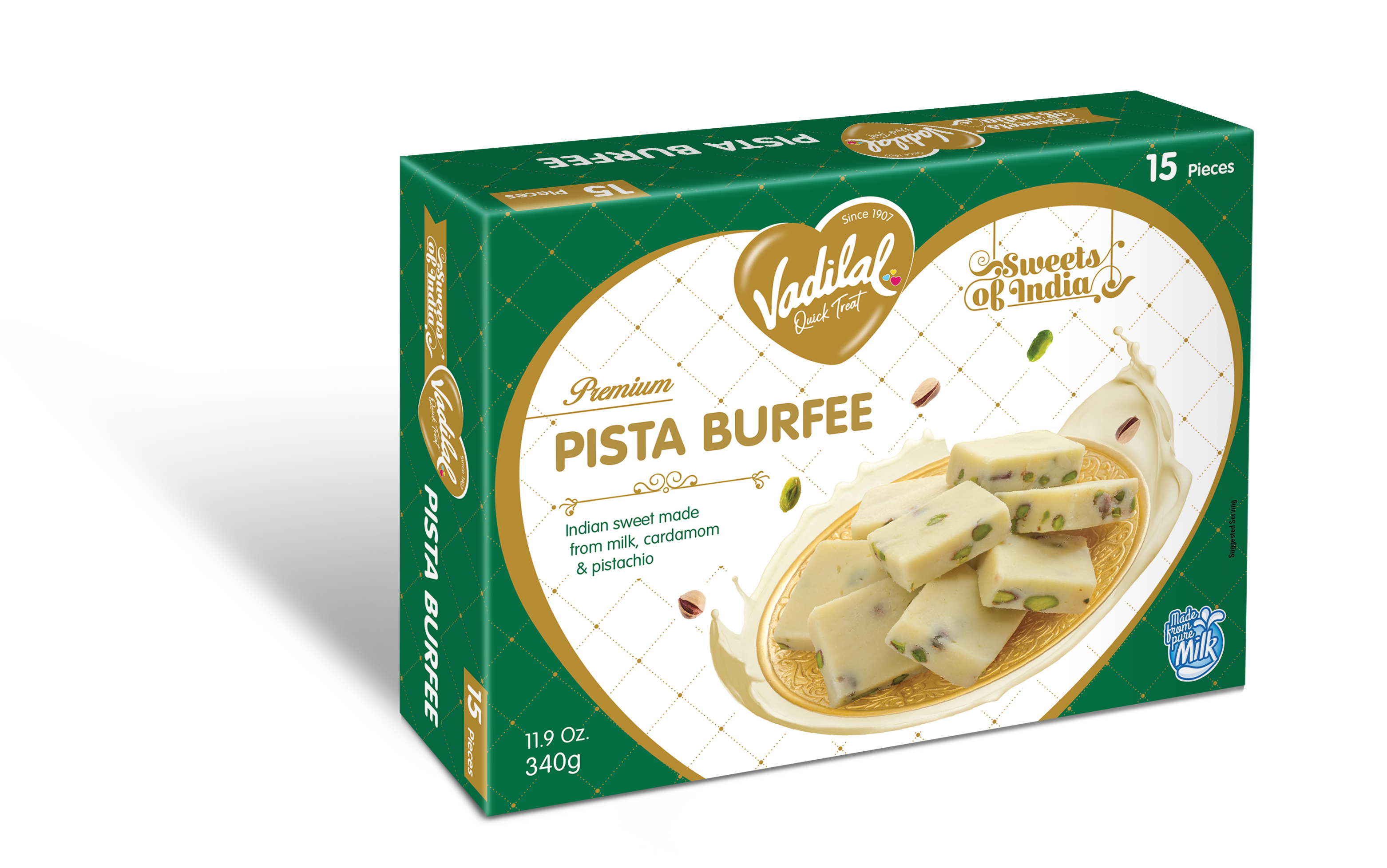 Pista Burfee – Vadilal Quick Treat