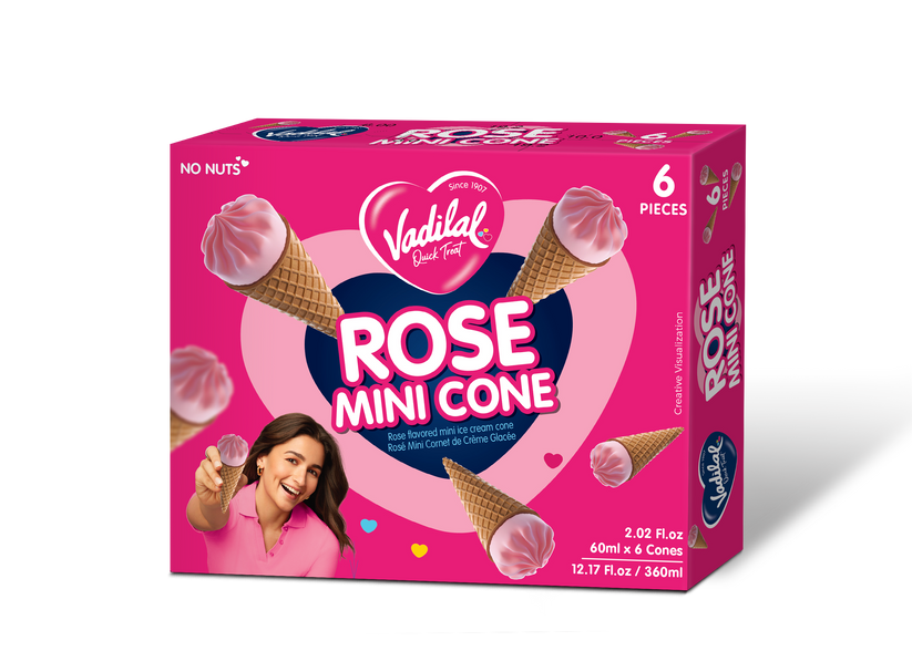 Rose Mini Cone – Vadilal Quick Treat